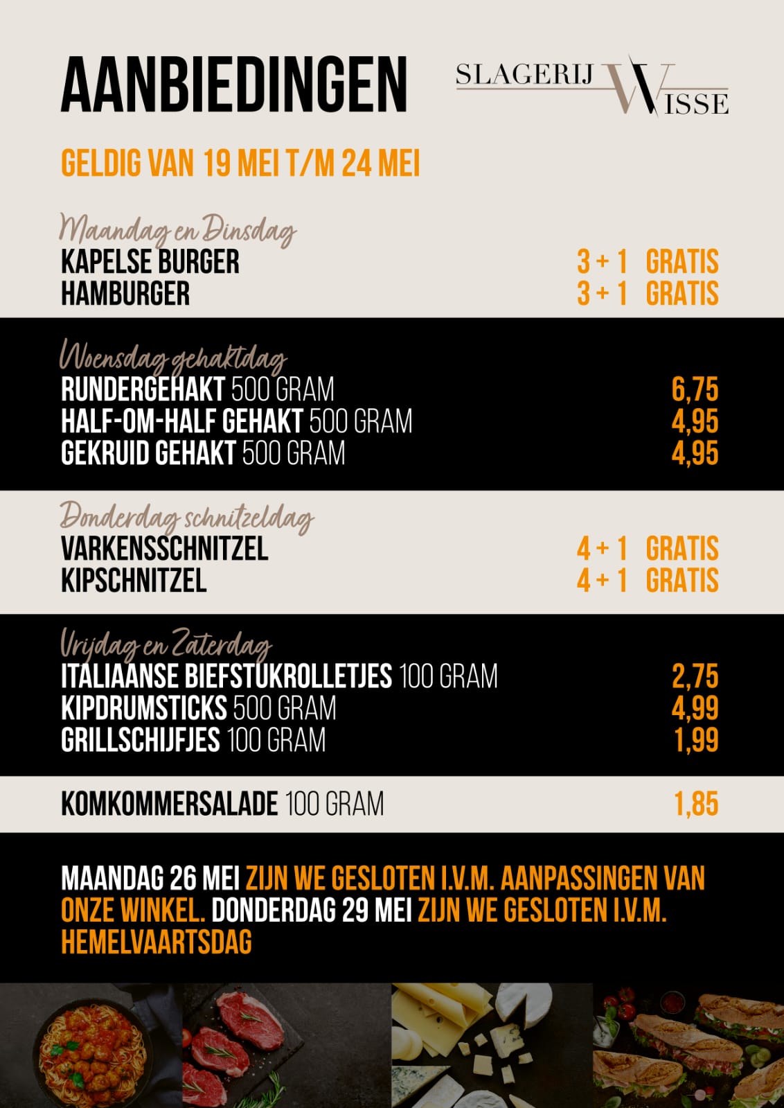 Aanbiedingen - Slagerij Wisse